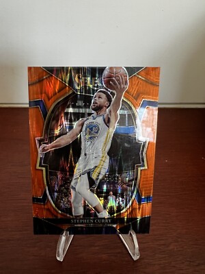 2022-23 Panini Select Concourse Stephen Curry #27 Orange Flash Prizm ...