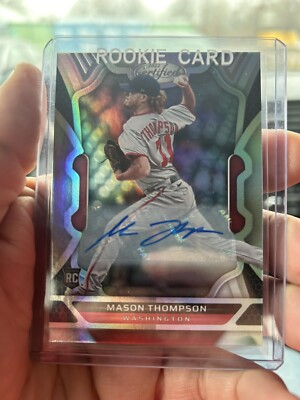 MASON THOMPSON 2022 Panini Certified Rookie Card Auto Nationals #21 | eBay