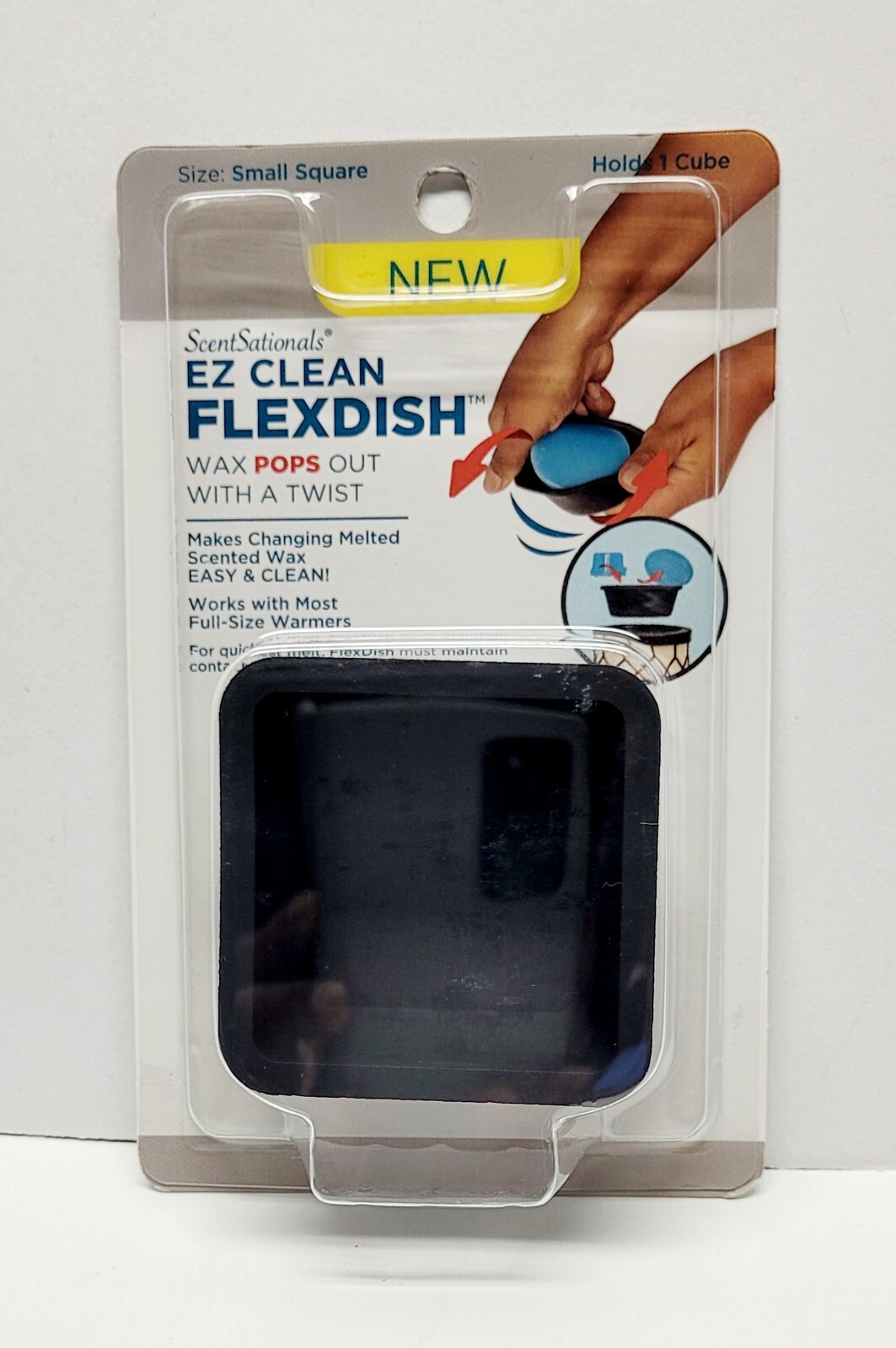 2 Ct ScentSationals EZ Clean Flexdish Small/Round Wax Pops Out With a ...