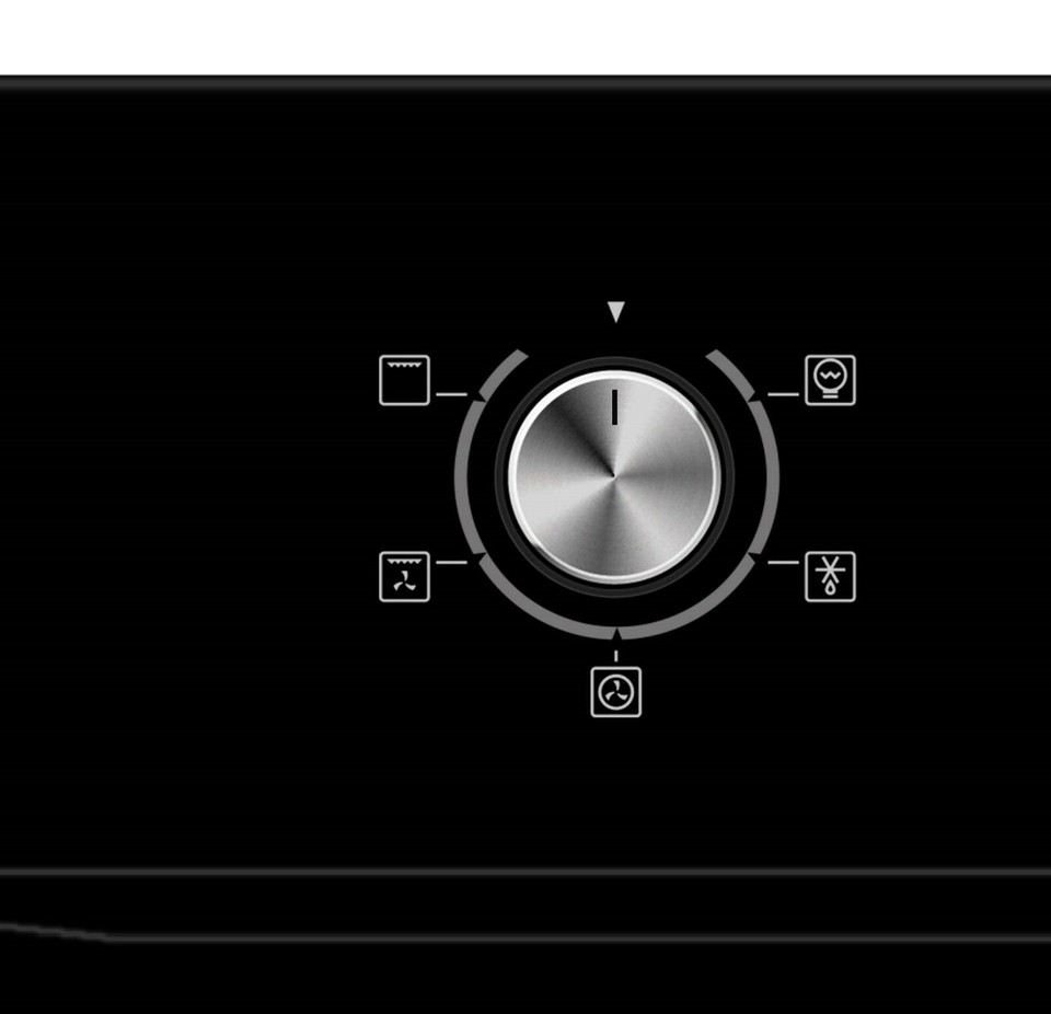 Cookology Single Electric Oven 60cm Built-In A Energy Rated - Black ...