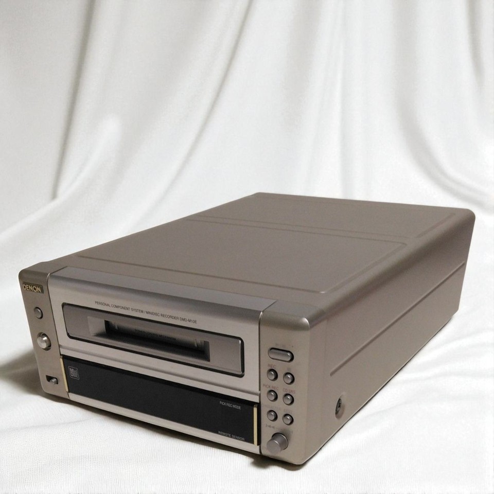 DENON DMD-M10E Mini Disk MD Recorder Player Playback confirmed Used ...