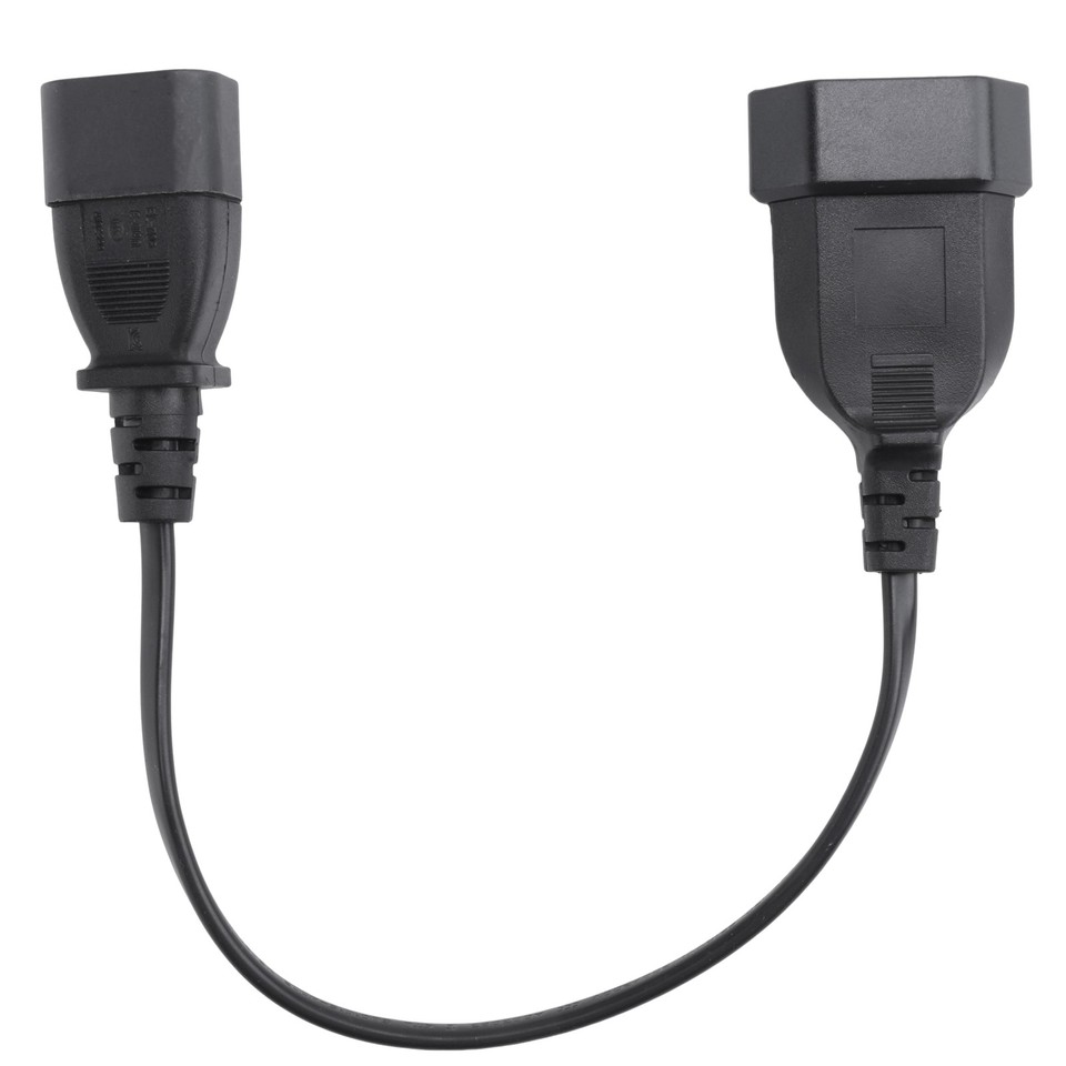 Adapter Cord , IEC 320 C14 Male Plug to European CEE 7/16 2Pin Female ...