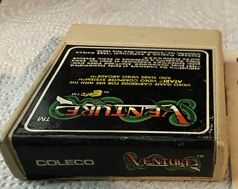Venture Atari and Sears video Game Cartridge Arcade Video Game | eBay