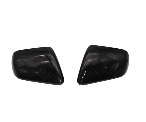 Carbon Fiber Side Mirror Covers For 24-26 S650 Ford Mustang w Turn ...