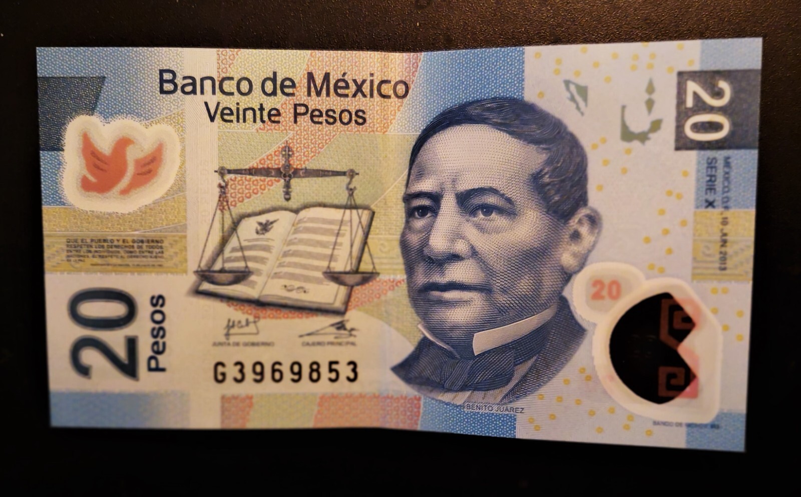 Mexico 20 Pesos Banknotes 5 Available 2013 Serie X Mexican peso paper ...