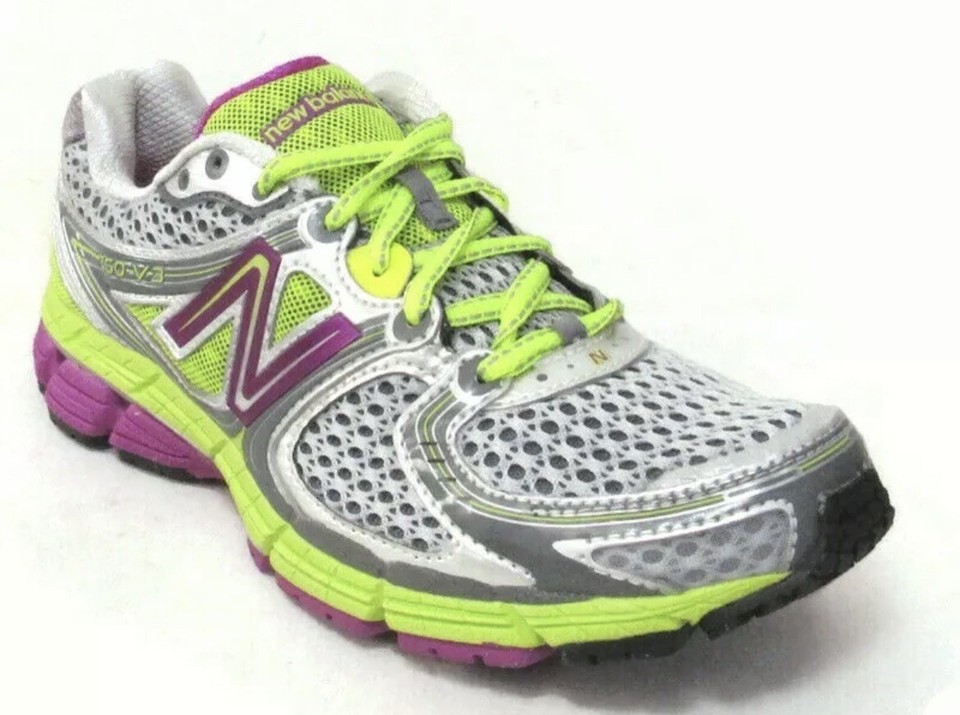 New Balance 860 V3 Run USA Race Sneakers Grey Neon W860YG3 Womens 10.5 ...