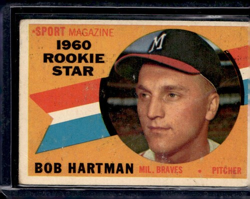 1960 Topps #129 Bob Hartman | eBay