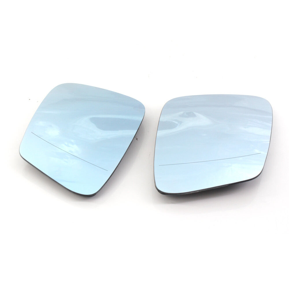 2X For BMW F10 F11 10-16 E60 F12 Blue Heated Side Wing Mirror Glass ...