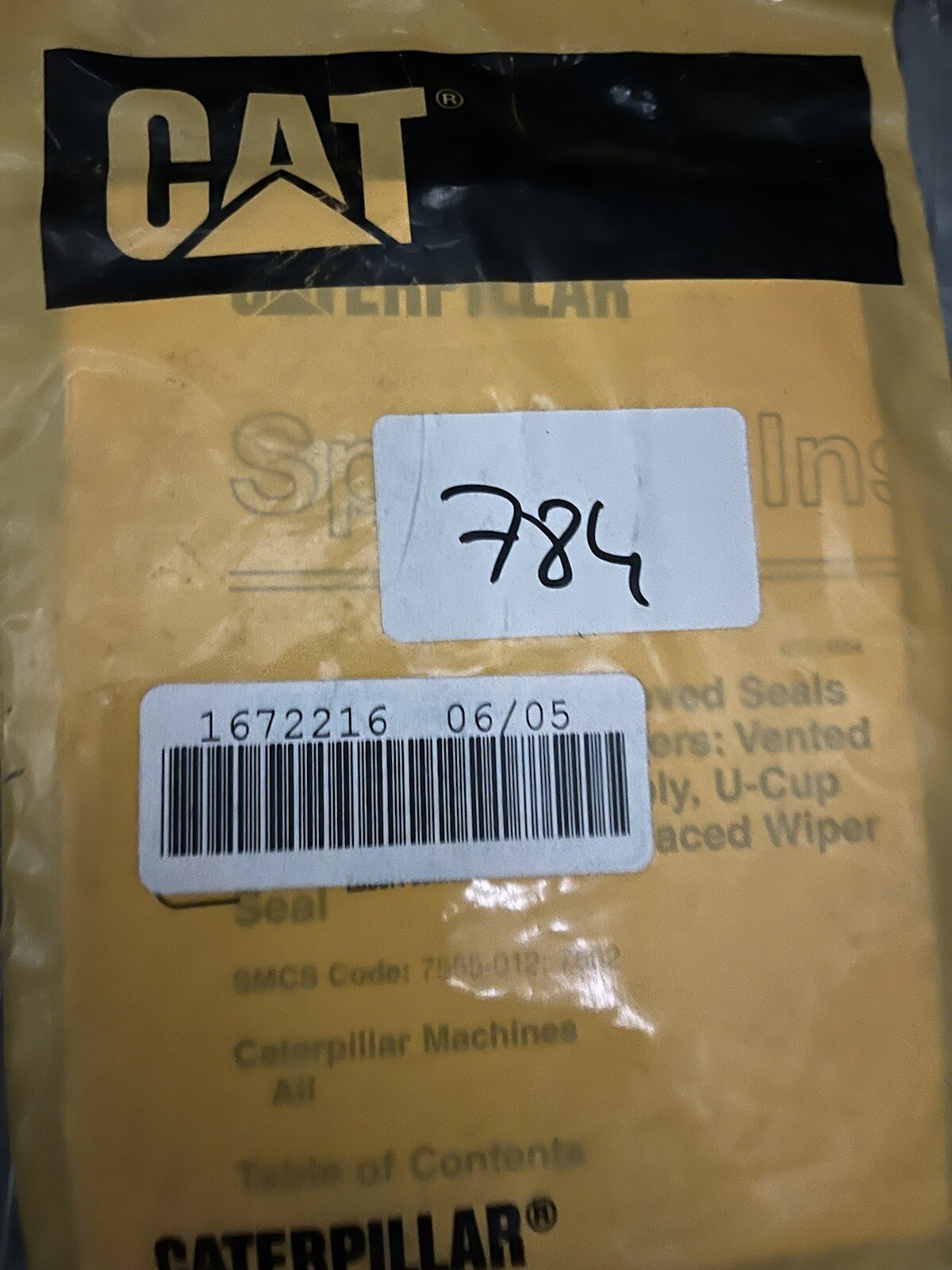 1672216 167-2216 - SEAL AS-BUFFER 8C9129, 3119 8C-9129, 311-9319 CAT | eBay