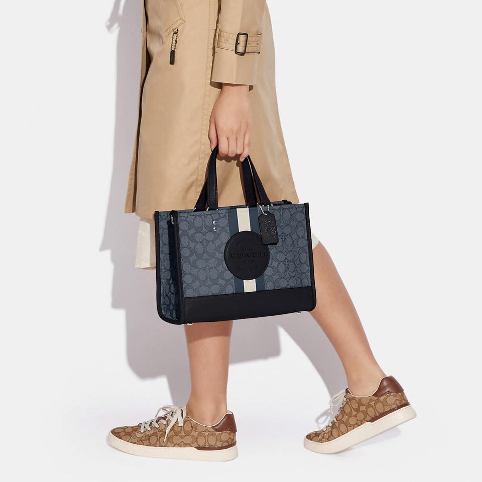 NWT Coach Dempsey Carryall In Signature Jacquard With Stripe And Coach ...