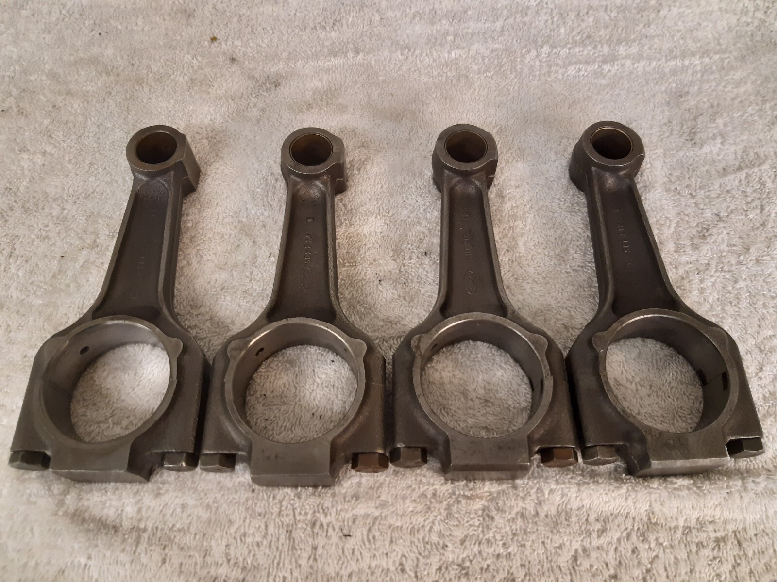 Ford 1600 Xflow/Crossflow balanced con rods 2737E casting. Matched ...