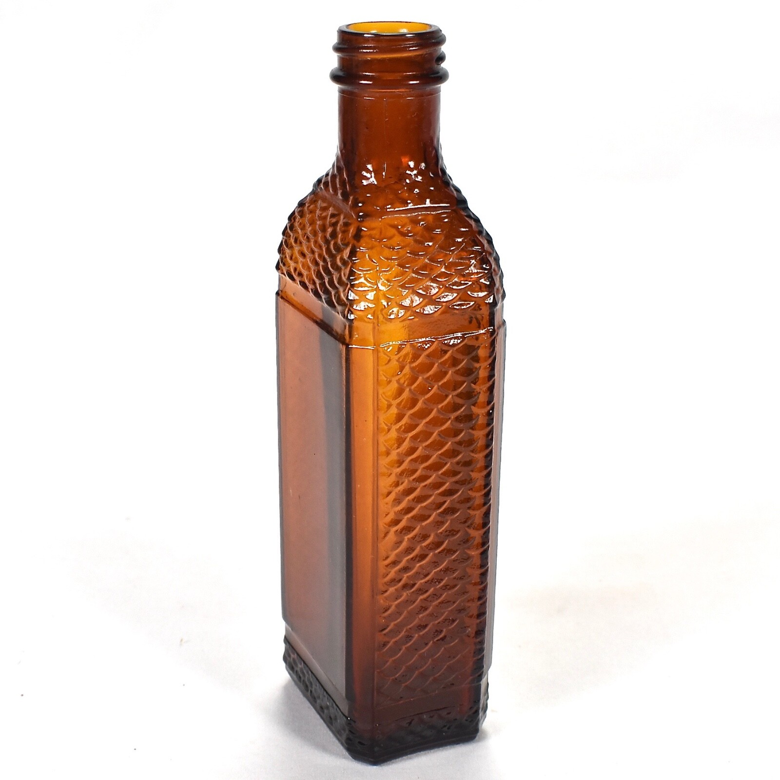 Vintage Antique Amber Cod Liver Oil Bottle McKesson Drug Embossed Fish ...