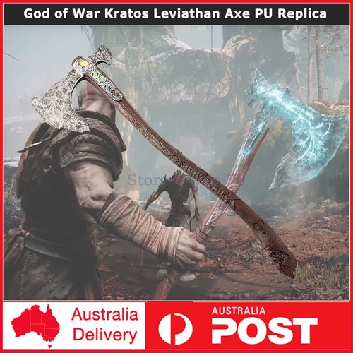 NEW God of War Kratos Leviathan Axe Weapons Rubber Replica- Gift for ...