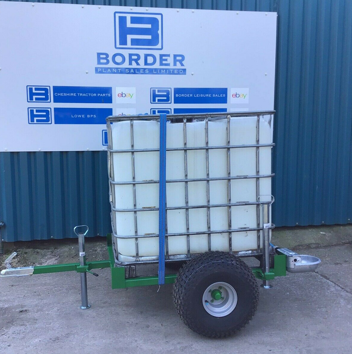 IBC WATER TANK TRAILER ATV TOWABLE £595 + vat | eBay