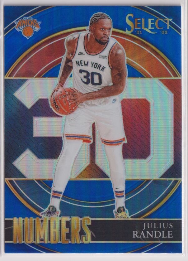 2021-22 Select Numbers Prizms Blue #27 Julius Randle | eBay