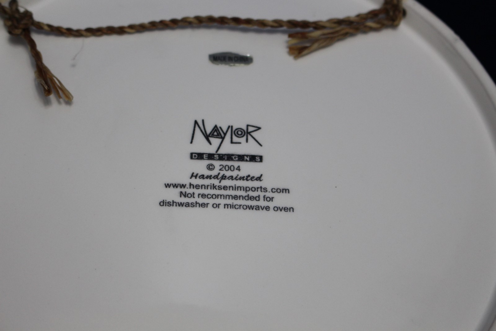 Espresso Lady Mary Naylor Designs 9 3/4" Wall Hanging, Sushi Plate ...