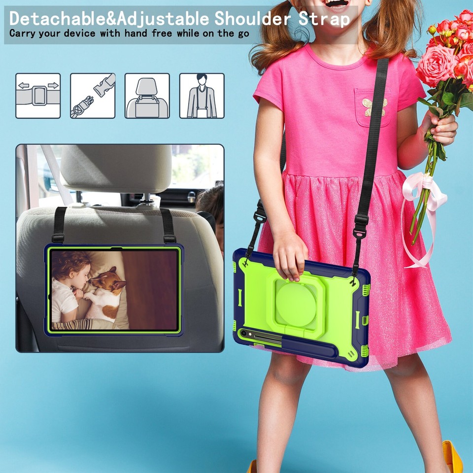 For Samsung Galaxy Tab S11/S10 FE+/S10 Lite/S9 FE+/A11/A9 Plus Tablet ...