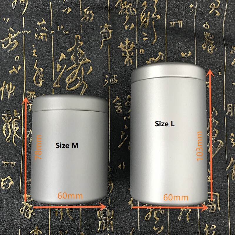 Titanium Airtight Tea Canister Suger Coffee Storage Jar Outdoor Travel ...