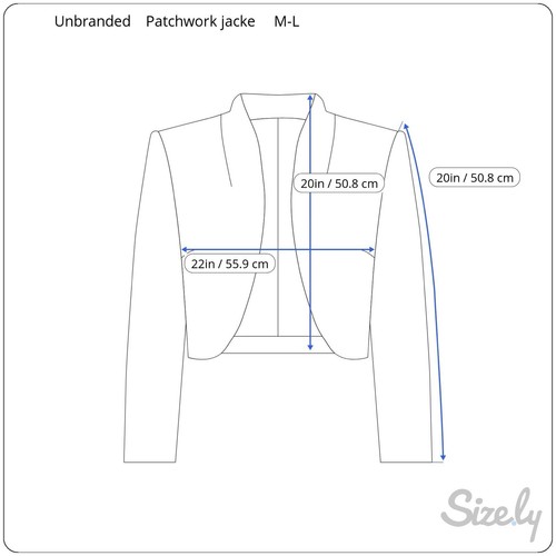 VTG Y2K Patchwork Jacket Boho Festival Unique Aloha Unbranded Fits M-L ...