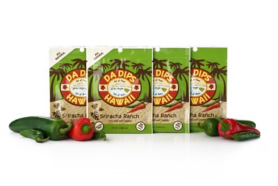 S-B SPICES DA DIPS Hawaii Dips Sriracha Ranch 4 Pack Spice Packets | eBay