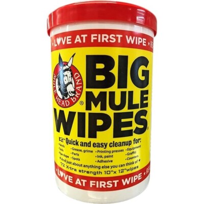 Mule Head Brand Big Mule Wipes BMW6 Hand Cleaner(Single) | eBay