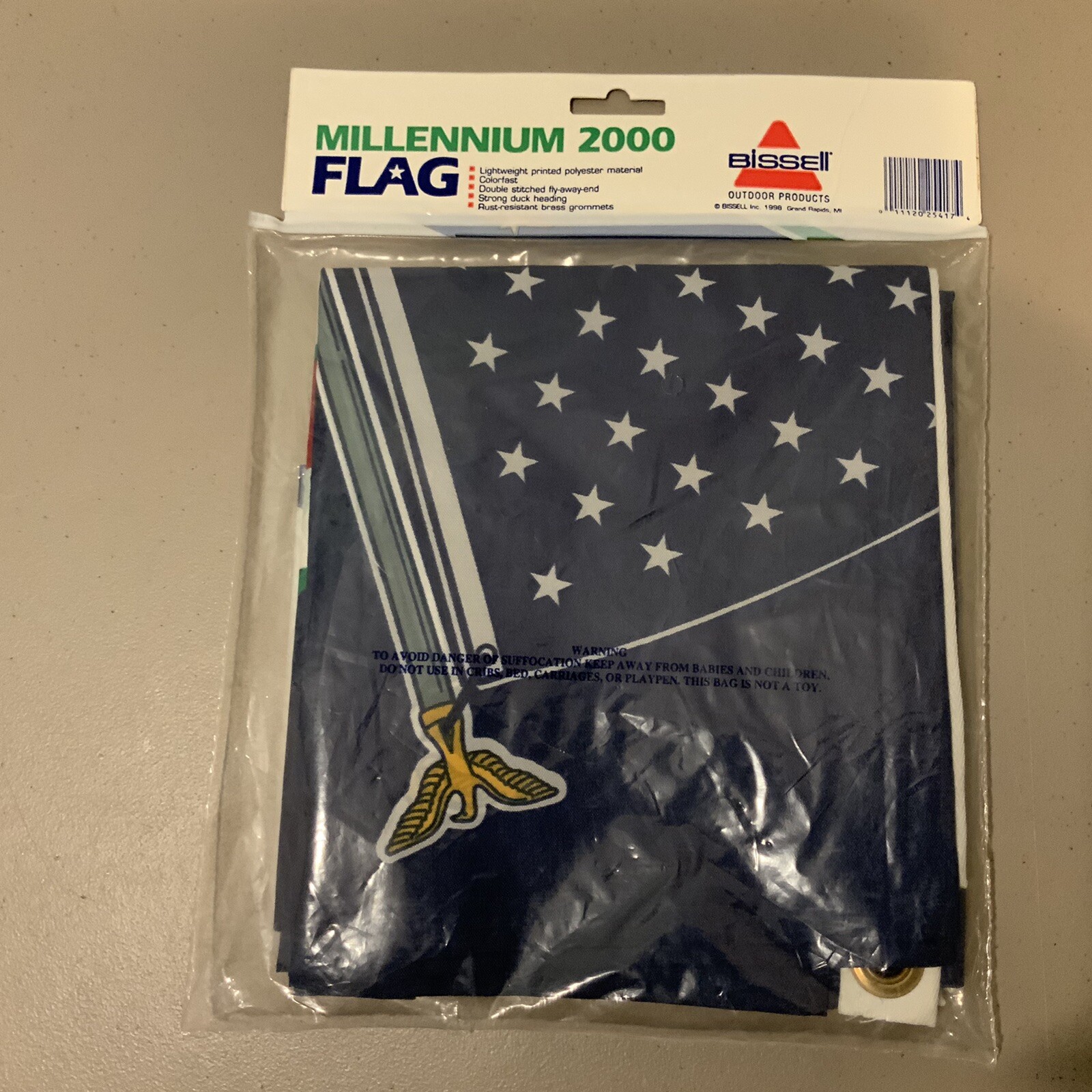 Bissell Millennium 2000 Flag American Flags NOS Model 25417 3'x5' 1998 ...