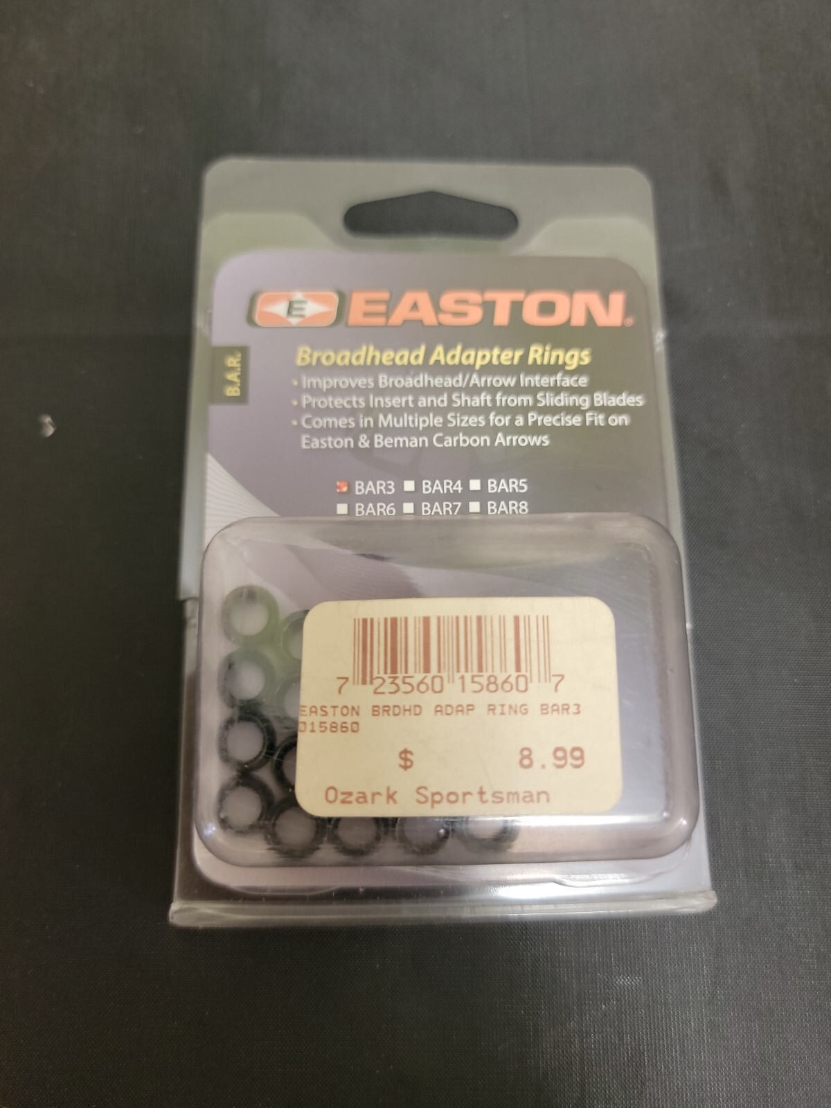 Easton Broadhead Adapter Rings Bar 3 Black (12 Pack) | eBay