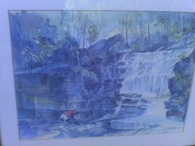 Nick Ruggieri, Amer. Freshwater Angler Fishing in Steam / Rocks ...