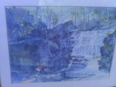 Nick Ruggieri, Amer. Freshwater Angler Fishing in Steam / Rocks ...