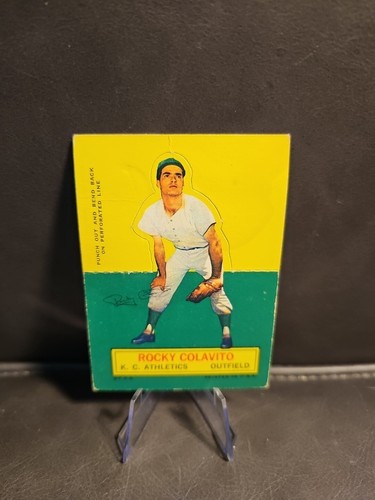 1964 Topps Stand-Ups Rocky Colavito #NNO Kansas City Athletics VG READ ...