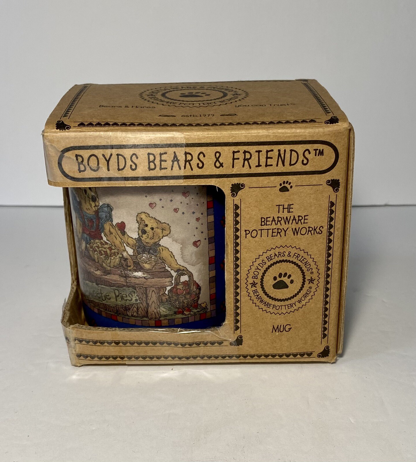 Boyds Bears 4” Mug Sweetie Pies 390503 Harrison Equal Parts Love ...