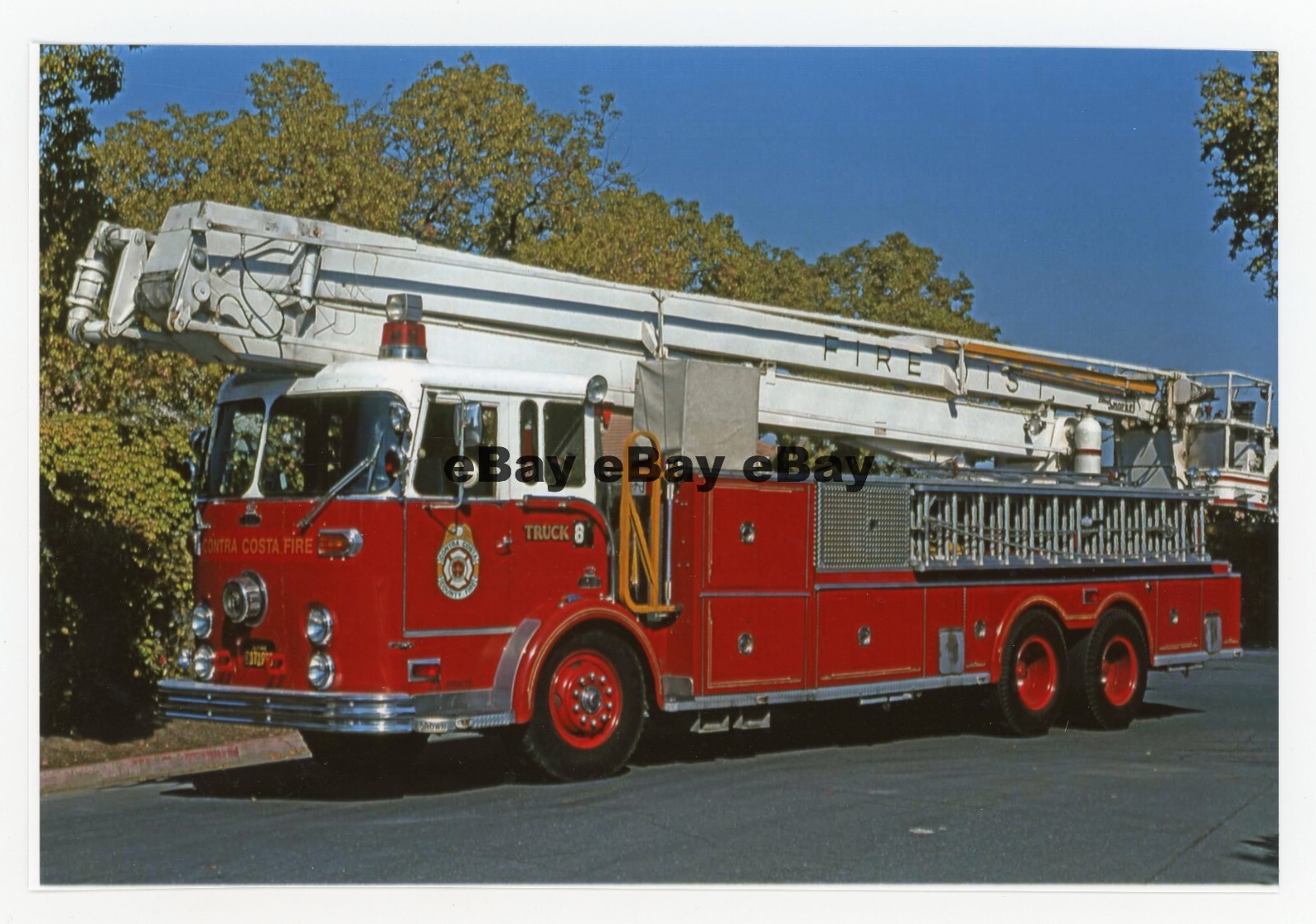Contra Costa Fire (CA) Truck 8 1965 Crown/Pitman Fire Truck Photo | eBay