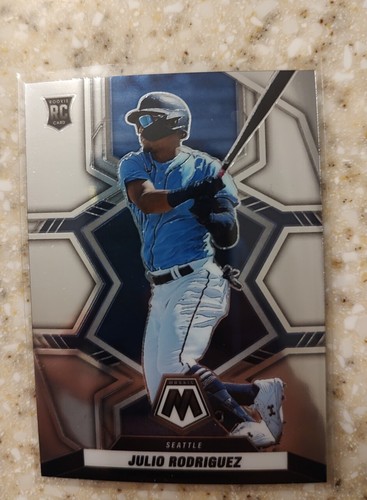 Lot (208) 2022 Mosaic w/Julio Rodriguez Oneil Cruz RC Jeremy Pena ...