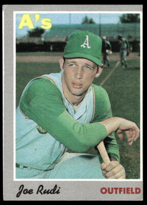 1970 Topps Joe Rudi #102 Oakland Athletics Baseball Card | eBay