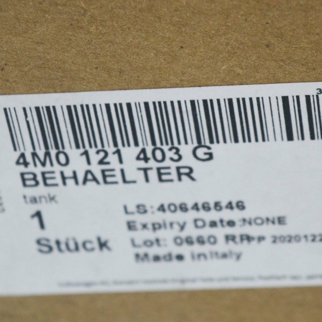 AUDI RS Q8 Quattro 4 0 Reservoir 4M0121403G Genuine for sale online | eBay