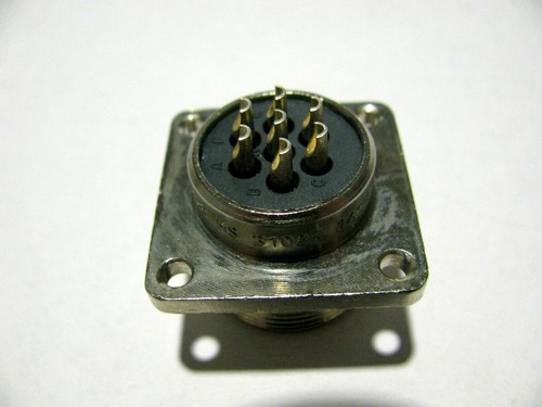 MS3102R-16S-1P-NI-D Box/Panel Mounting Receptacle for ANCA (3077-0564 ...