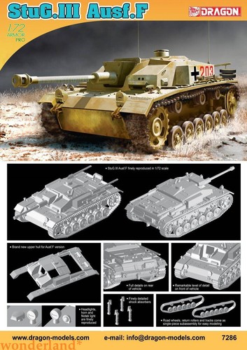 Dragon 7286 1/72 Scale German StuG III Ausf.f for sale online | eBay