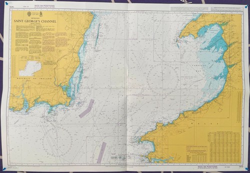 Admiralty 1410 BRITISH ISLES SAINT GEORGE'S CHANNEL CHARTS MAP NAUTICAL ...