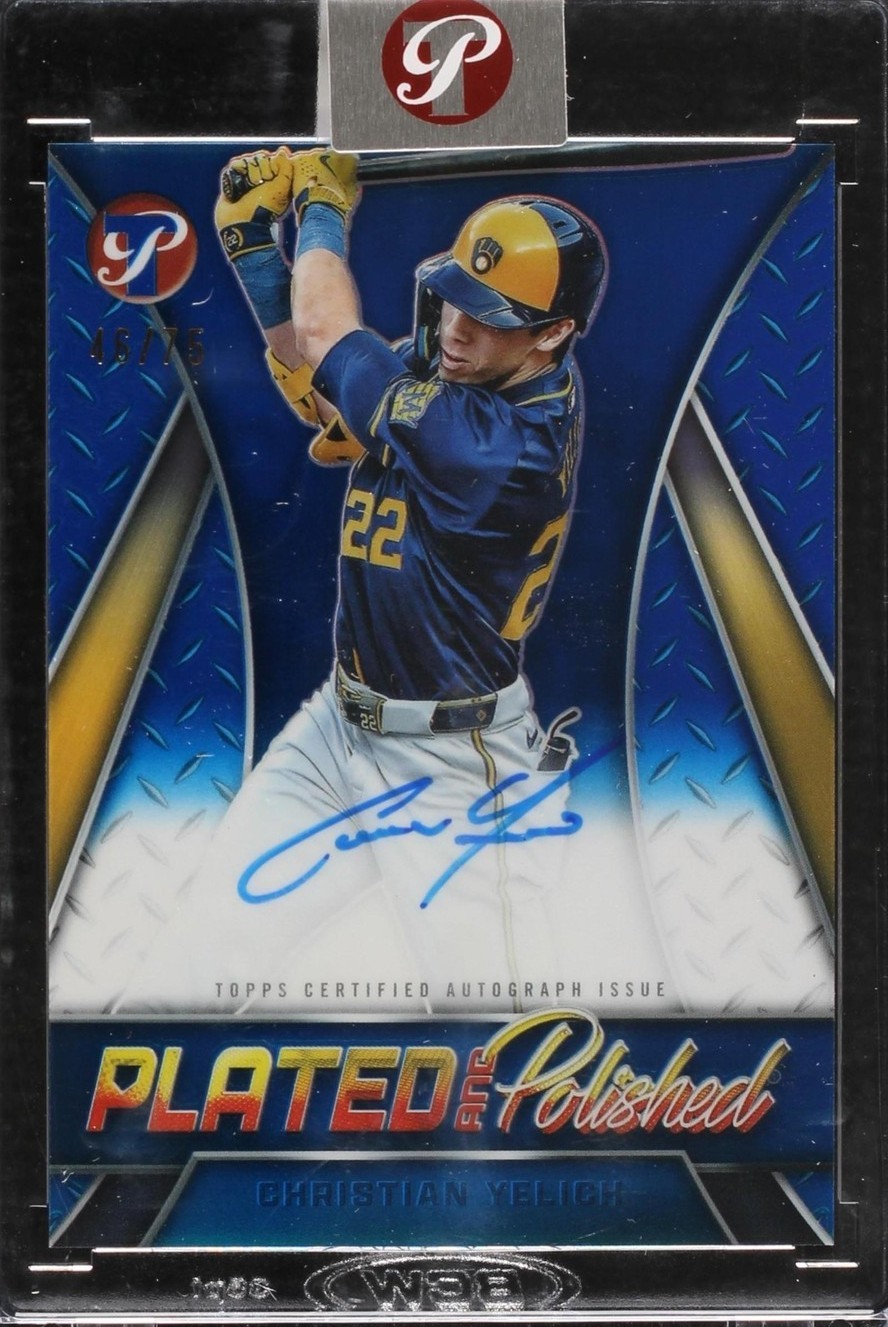 2025 Topps Pristine - Plated and Polished Autographs Christian Yelich # ...