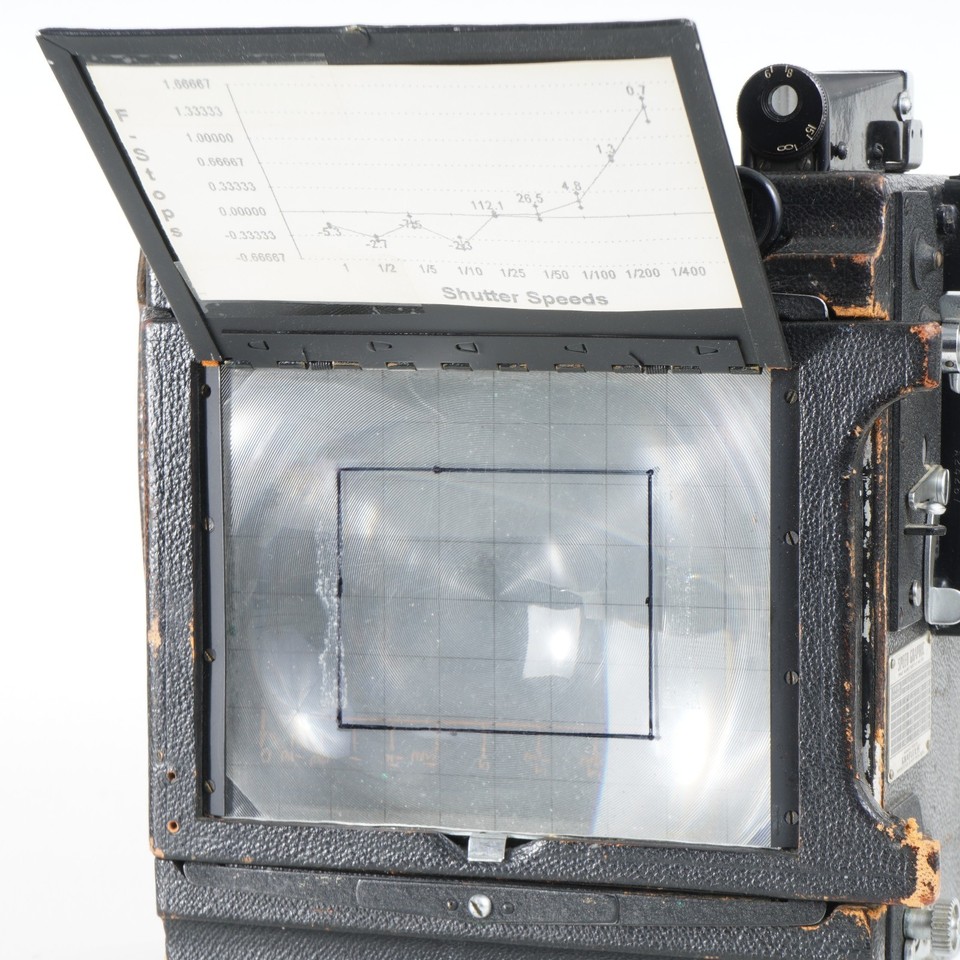 :Graflex Speed Graphic 4x5 Press Camera w/ Optar 135mm f/4.7 Lens ...