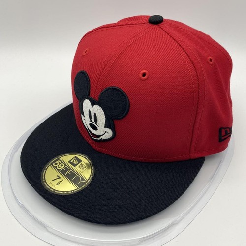 NEW ERA MICKEY MOUSE DISNEY RED HAT 7 3/8 | eBay