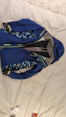 Shred Dog Ski Jacket Youth 10 Blue Hardshell and Insert | eBay