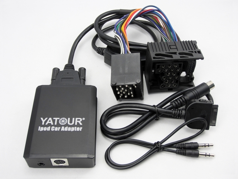 Yatour Digital CD Changer iPod Car integration Kit For BMW 17-Pin Round ...