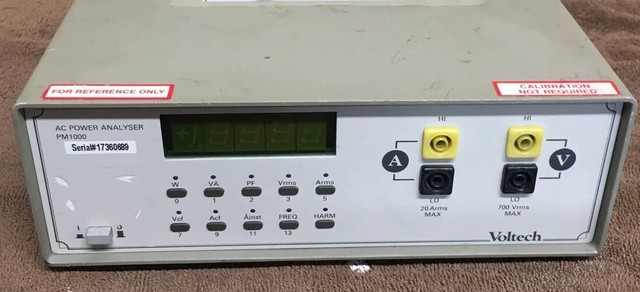 Voltech PM1000 Universal AC Power Analyzer for sale online | eBay
