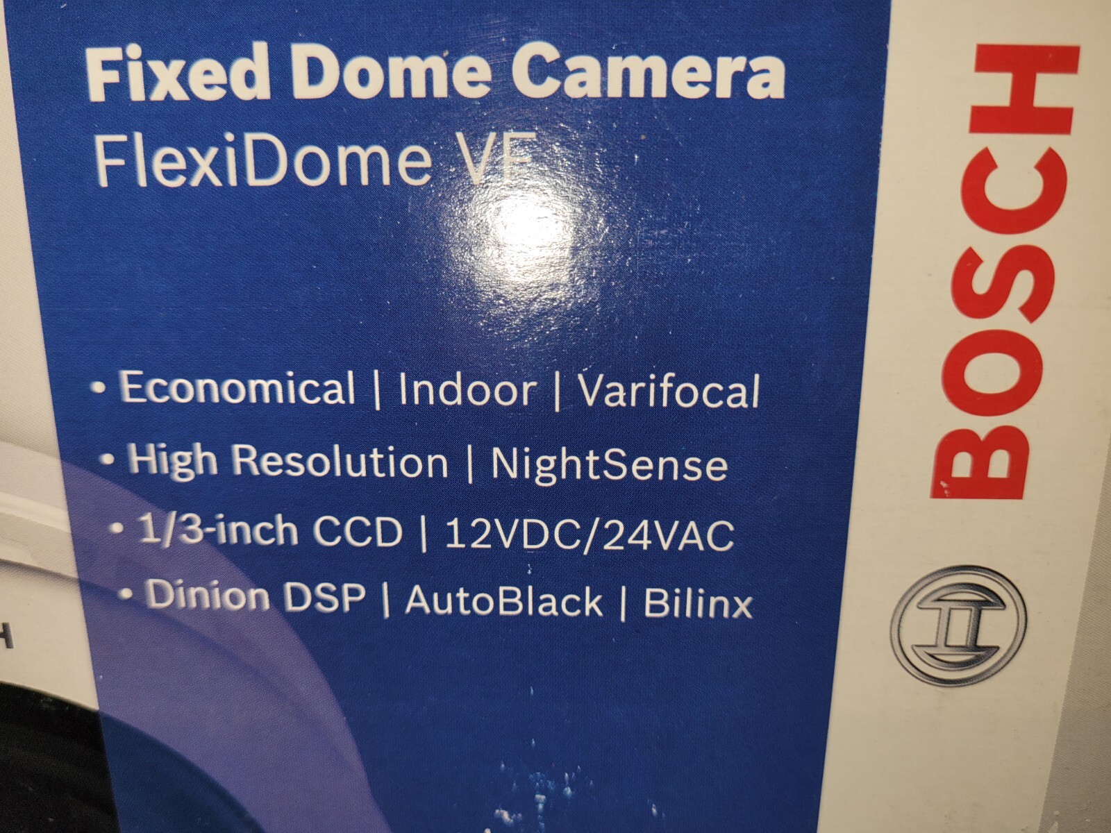 LOT OF 3 Bosch FlexiDome 540TVL NTSC 4-9mm SMB Camera VDC-445V04-20S ...
