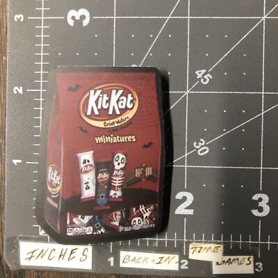 Sm. Kit Kat Miniature Candy Humor Sticker For Skateboard Bottle Guitar ...
