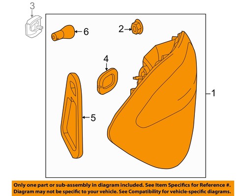 MERCEDES OEM 17-18 GLS450-Tail Light Assembly Right 1669060402 | eBay