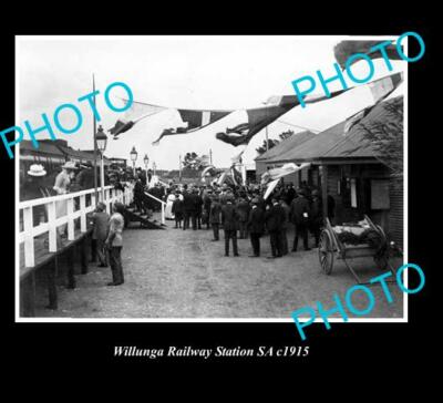 OLD 8x6 HISTORIC SA PHOTO OF SAR RAILWAYS WILLUNGA RAILWAY STATION ...