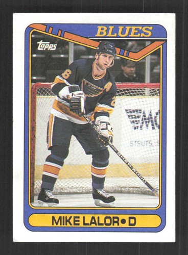 Mike Lalor RC 1990 Topps St. Louis Blues #341 | eBay
