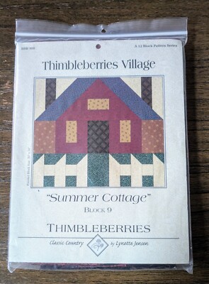 Thimbleberries Village Quilt Block 9 Instructions Fabric Summer Cottage ...